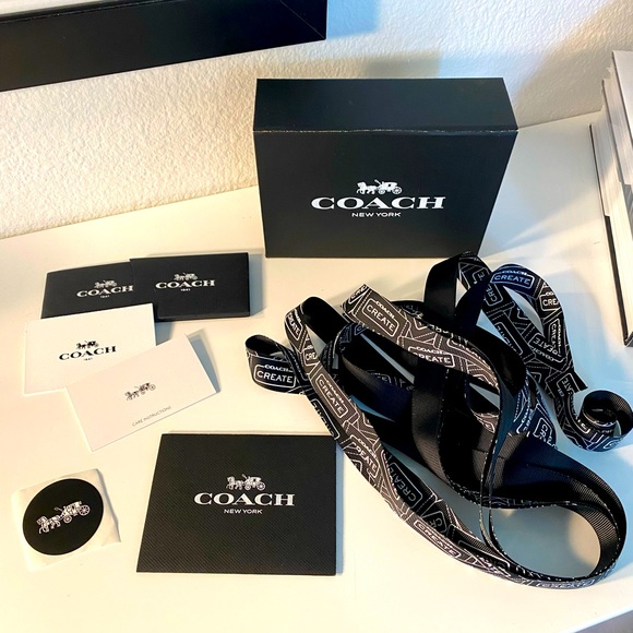 Coach | Bags | Coach Bundle Of Wallet Box And 5 Ribbon | Poshmark